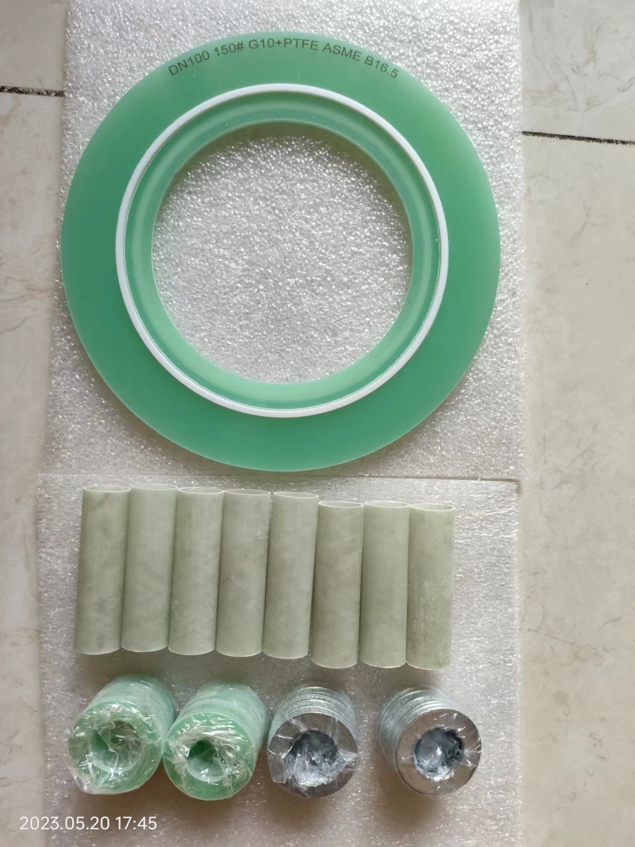 Kit d'isolation de la bride TYPE F avec G10 + joints en PTFE pour la ...